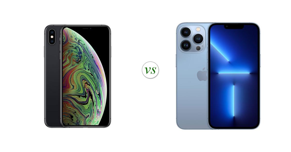 Apple iPhone XS Max vs Apple iPhone 13 Pro: Side by Side Specs Comparison