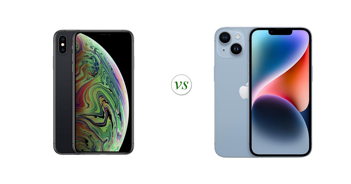 Apple iPhone XS Max vs Apple iPhone 14: Side by Side Specs Comparison