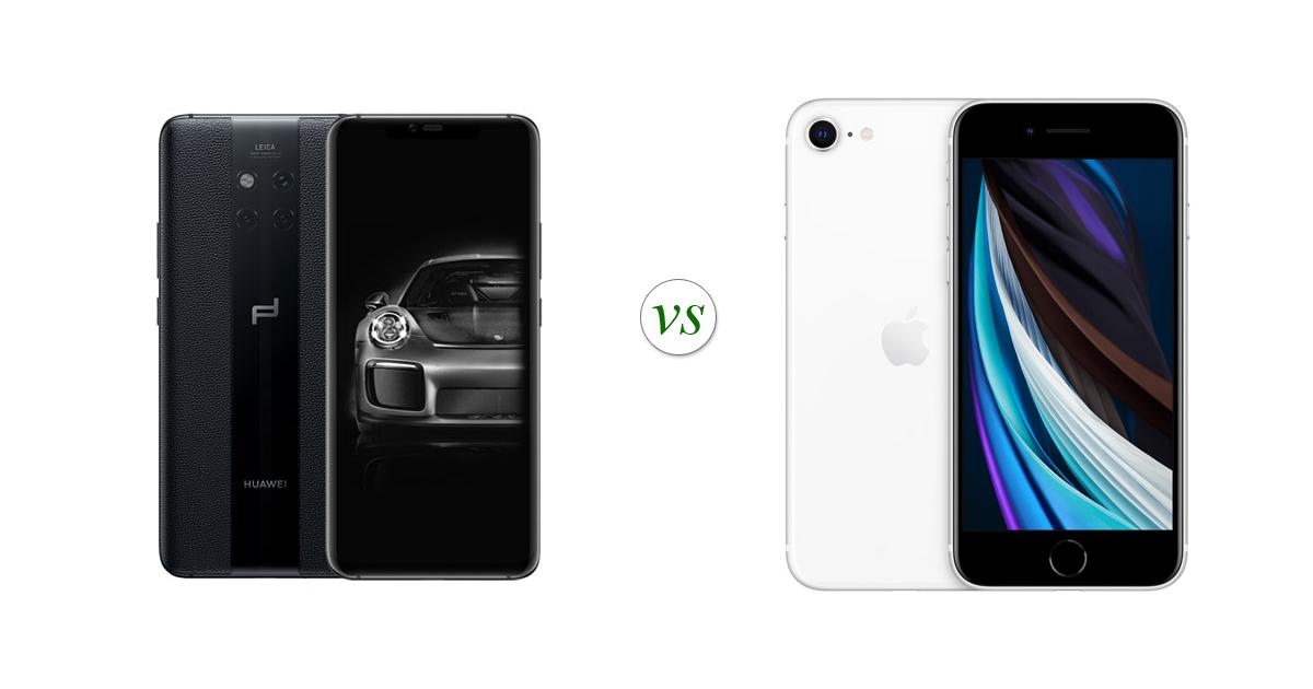 Huawei Mate 20 RS (PORSCHE DESIGN) vs Apple iPhone SE (2020): Side by ...