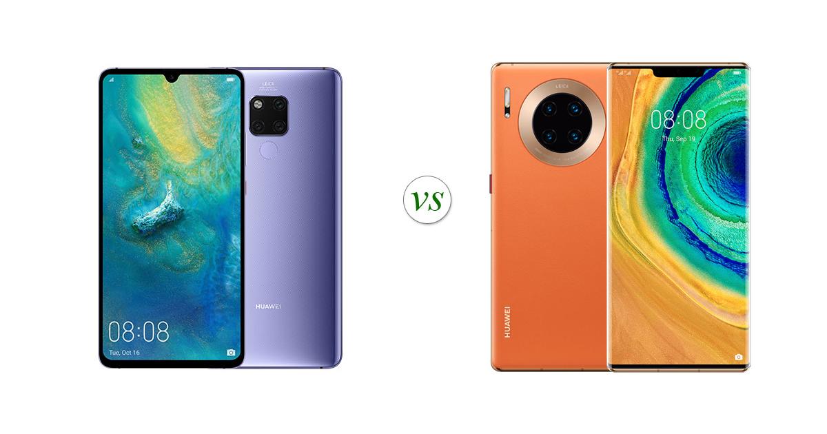 Huawei Mate 20 X vs Huawei Mate 30 Pro 5G: Side by Side Specs Comparison