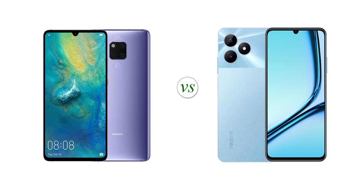 Huawei Mate 20 X vs realme Note 50: Side by Side Specs Comparison