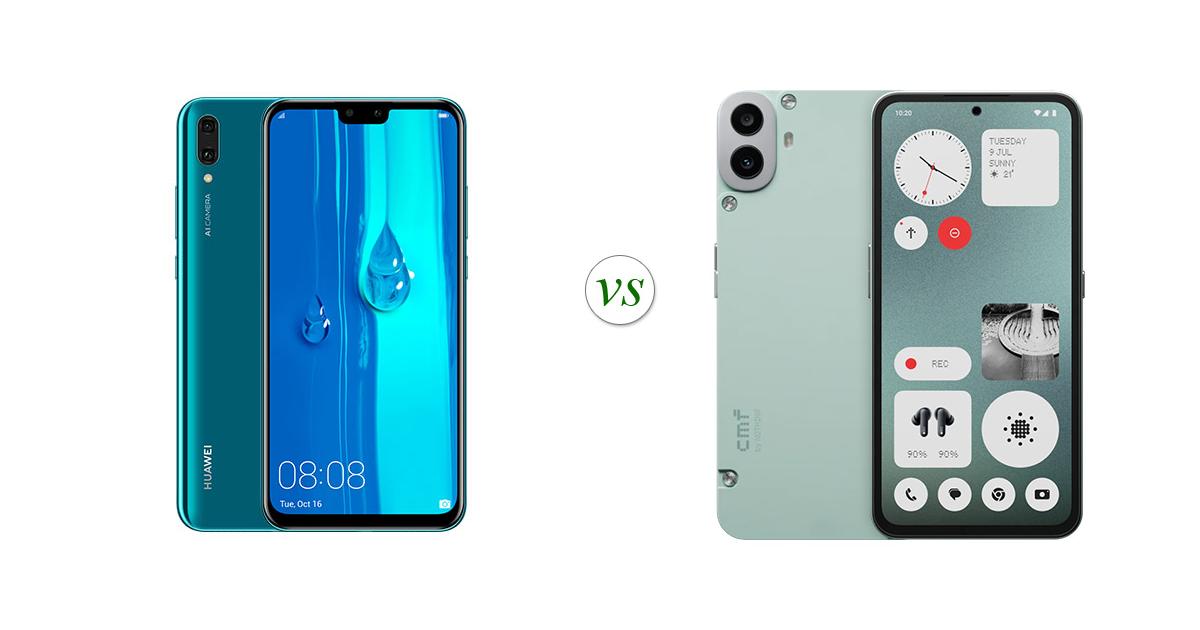 Huawei Y9 2019 vs CMF Phone 1: Side by Side Specs Comparison