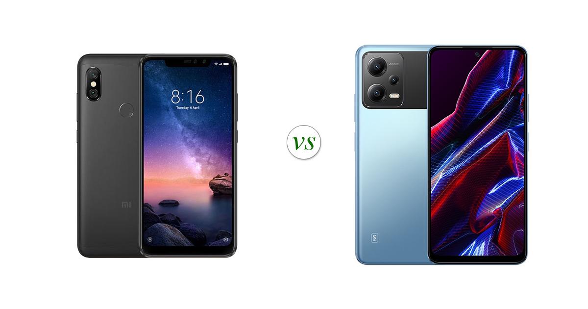 Xiaomi Redmi Note 6 Pro vs POCO X5 5G: Side by Side Specs Comparison