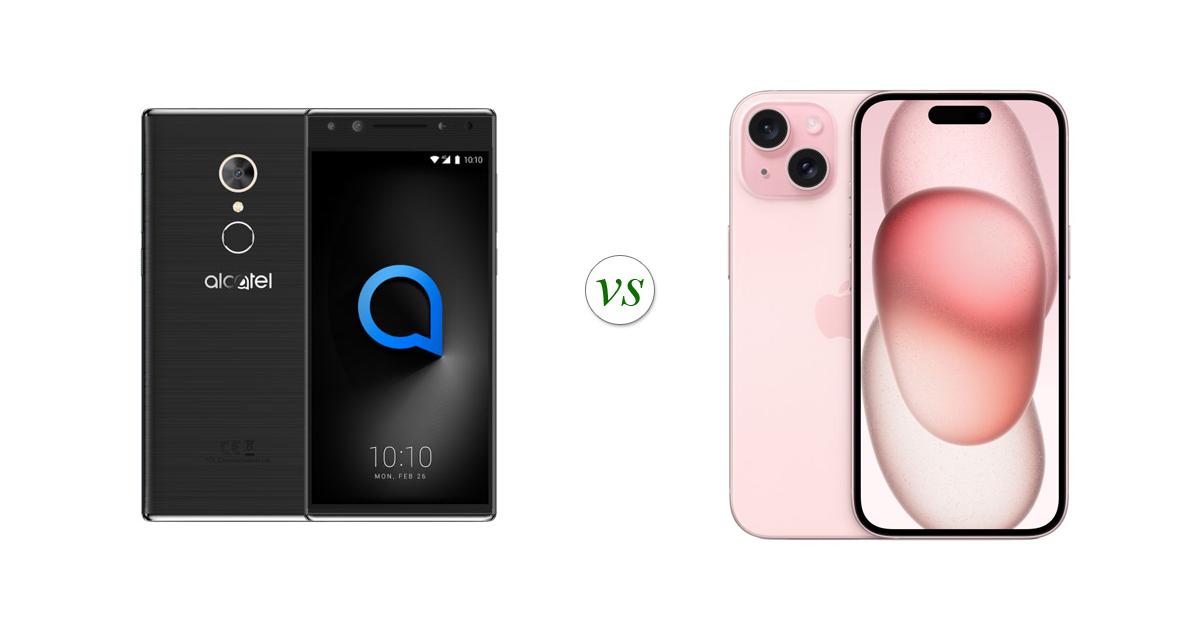 Alcatel 5 vs Apple iPhone 15: Side by Side Specs Comparison
