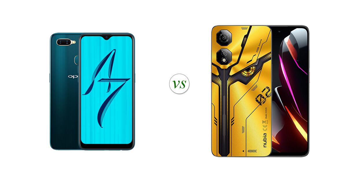 OPPO A7 vs nubia Neo 2 5G: Side by Side Specs Comparison