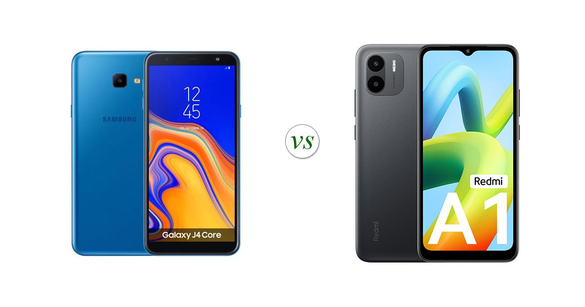 Samsung Galaxy J4 Core vs Xiaomi Redmi A1: Side by Side Specs Comparison