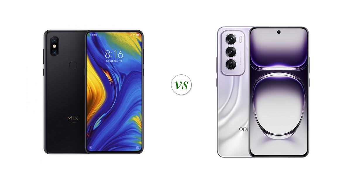 Xiaomi Mi Mix 3 vs OPPO Reno12 Pro 5G: Side by Side Specs Comparison