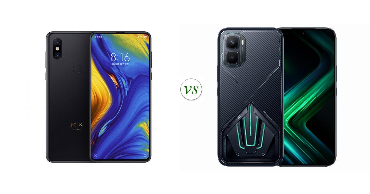Xiaomi Mi Mix 3 vs Infinix GT 50 Pro 5G: Side by Side Specs Comparison