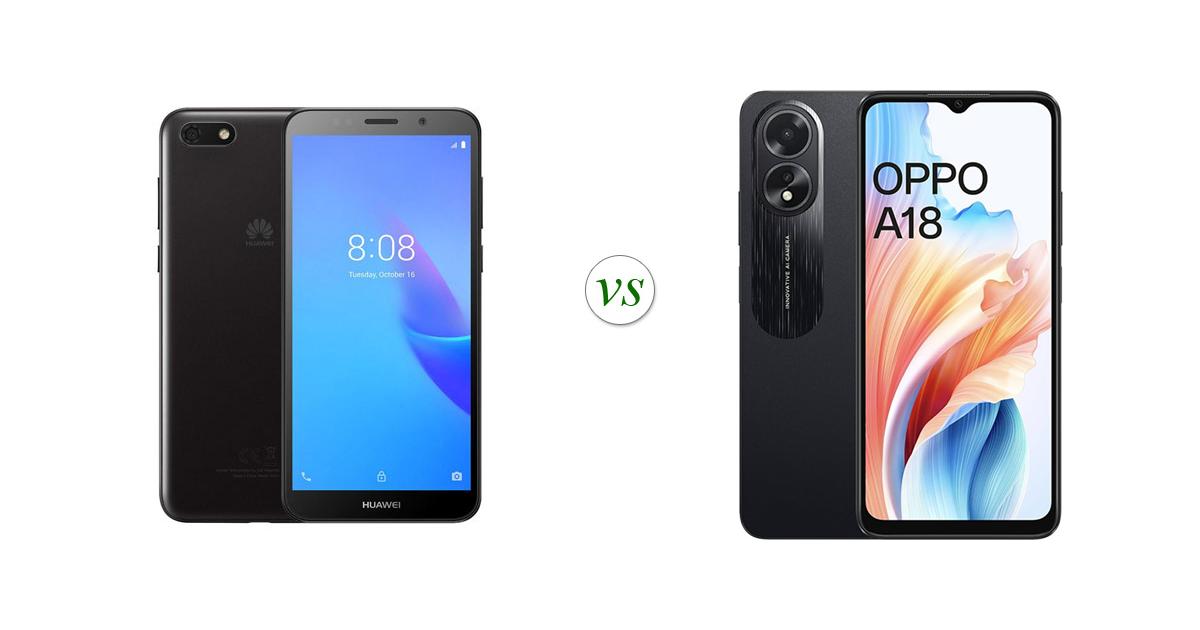 Huawei Y5 Lite 2018 vs OPPO A18: Side by Side Specs Comparison