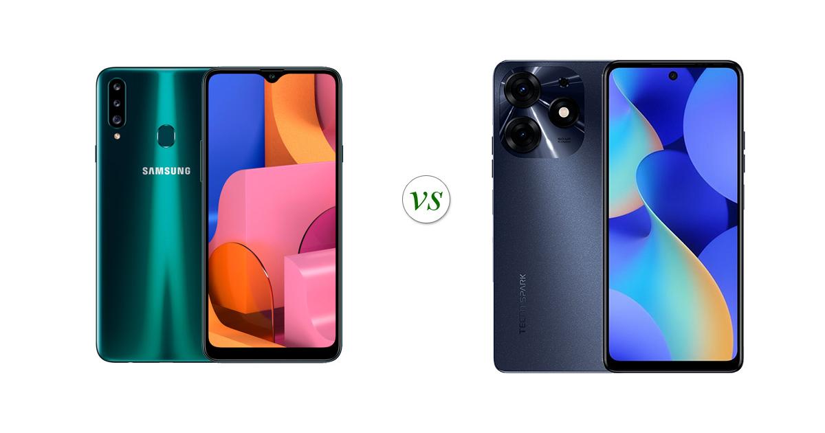 Samsung Galaxy A20s vs TECNO Spark 10 Pro: Side by Side Specs Comparison