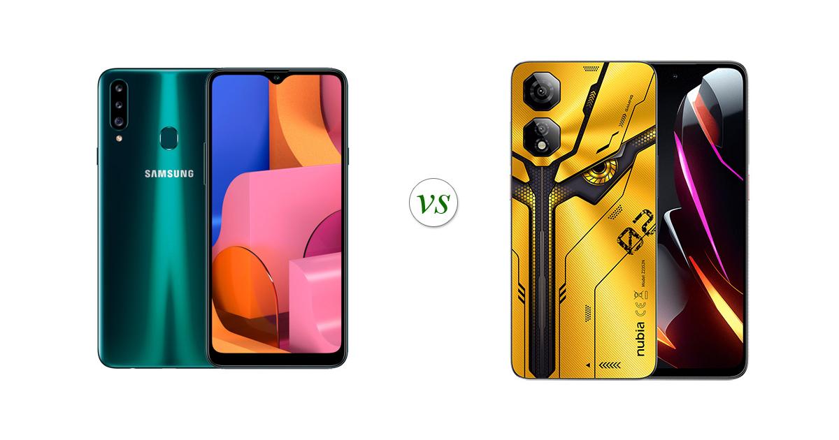 Samsung Galaxy A20s vs nubia Neo 2 5G: Side by Side Specs Comparison