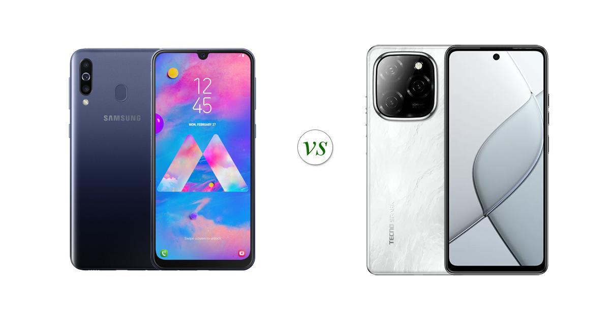Samsung Galaxy M30 vs TECNO SPARK 20 Pro 5G: Side by Side Specs Comparison