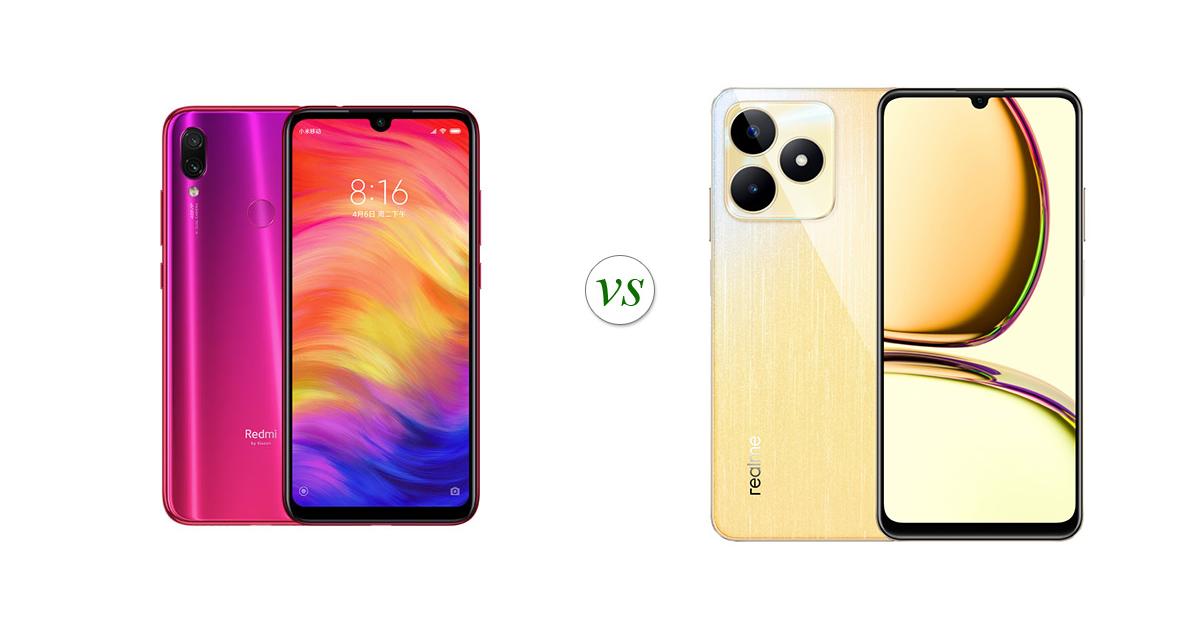 Xiaomi Redmi Note 7 vs realme C53: Side by Side Specs Comparison
