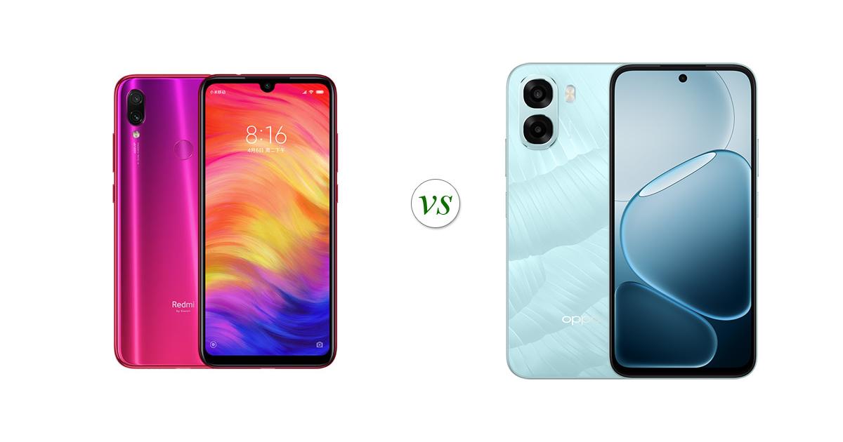 Xiaomi Redmi Note 7 vs OPPO A6x: Side by Side Specs Comparison