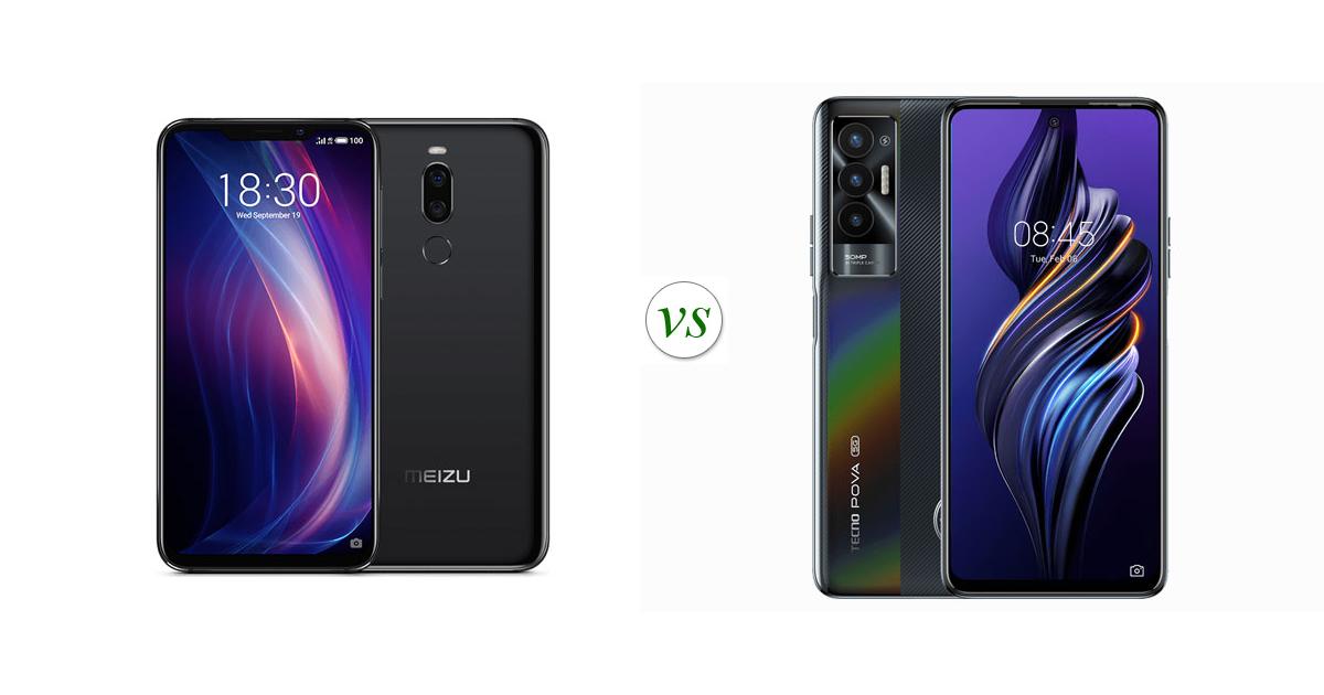 Meizu X8 vs TECNO POVA 5G: Side by Side Specs Comparison