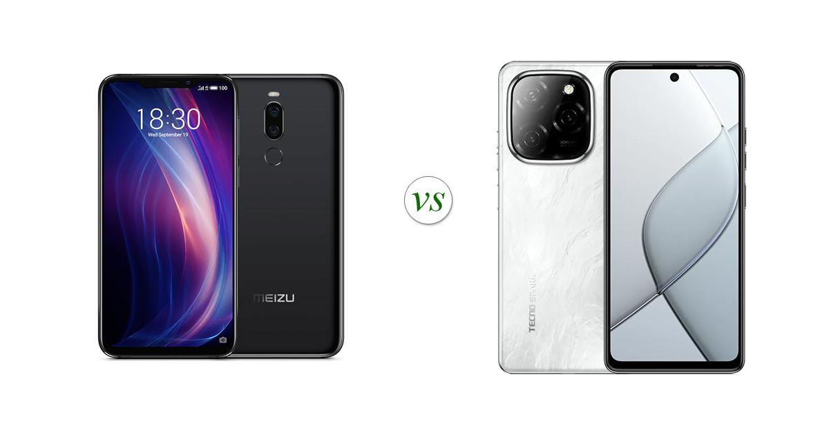 Meizu X8 vs TECNO SPARK 20 Pro 5G: Side by Side Specs Comparison