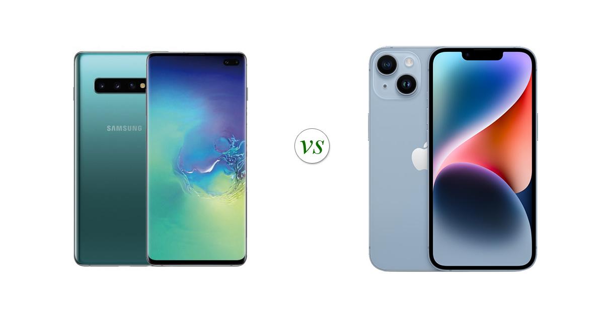 Samsung Galaxy S10+ vs Apple iPhone 14: Side by Side Specs Comparison