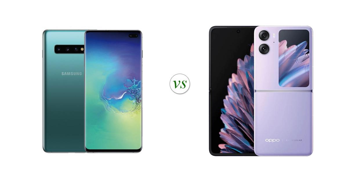 Samsung Galaxy S10+ vs OPPO Find N2 Flip: Side by Side Specs Comparison