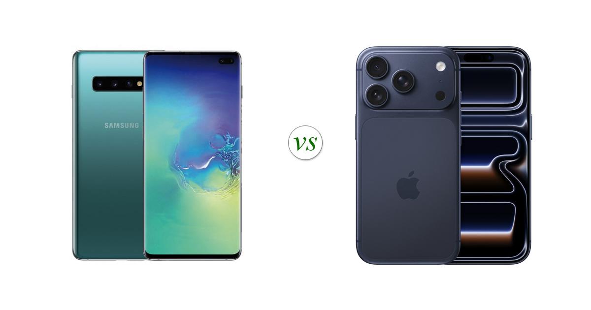 Samsung Galaxy S10+ vs iPhone 17 Pro: Side by Side Specs Comparison