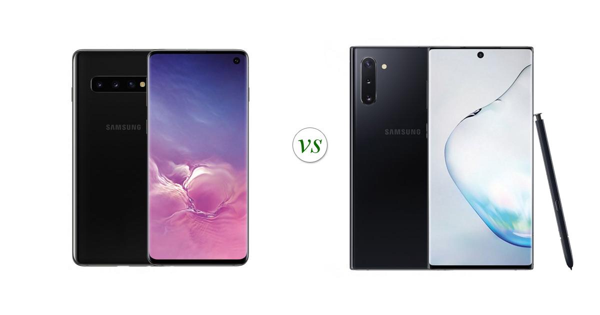 Samsung Galaxy S10 vs Samsung Galaxy Note 10: Side by Side Specs Comparison