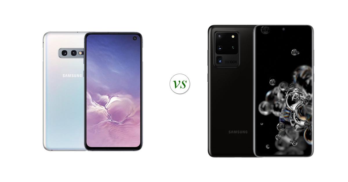 Samsung Galaxy S10e vs Samsung Galaxy S20 Ultra: Side by Side Specs ...