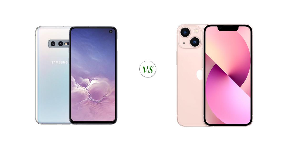 Samsung Galaxy S10e vs Apple iPhone 13 mini: Side by Side Specs Comparison