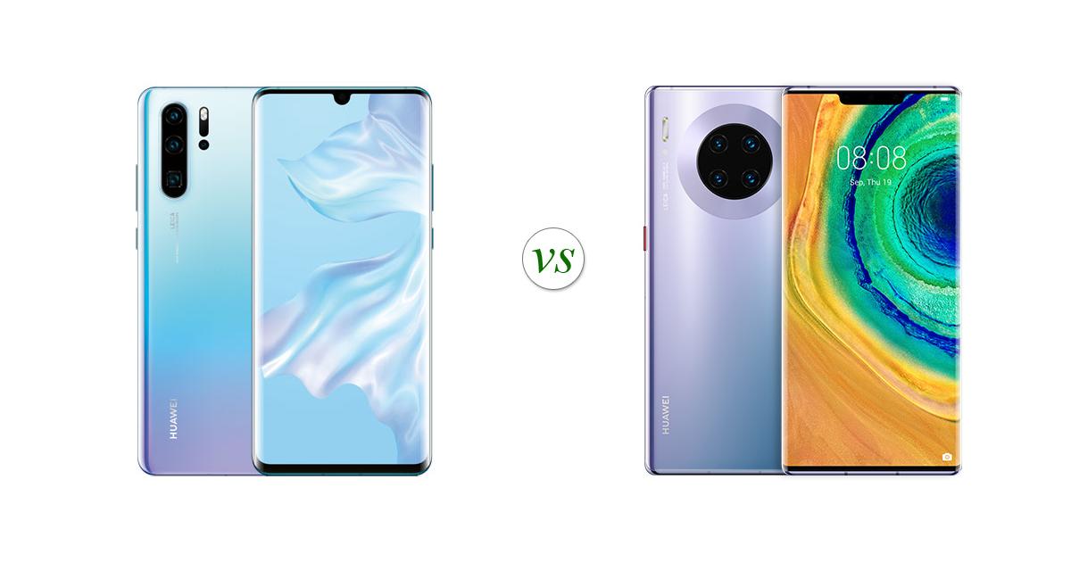 Huawei P30 Pro vs Huawei Mate 30 Pro: Side by Side Specs Comparison