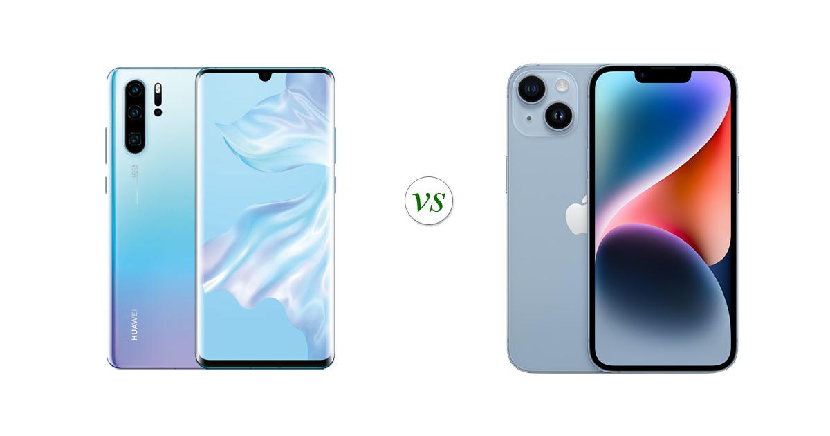 Huawei P30 Pro vs Apple iPhone 14: Side by Side Specs Comparison