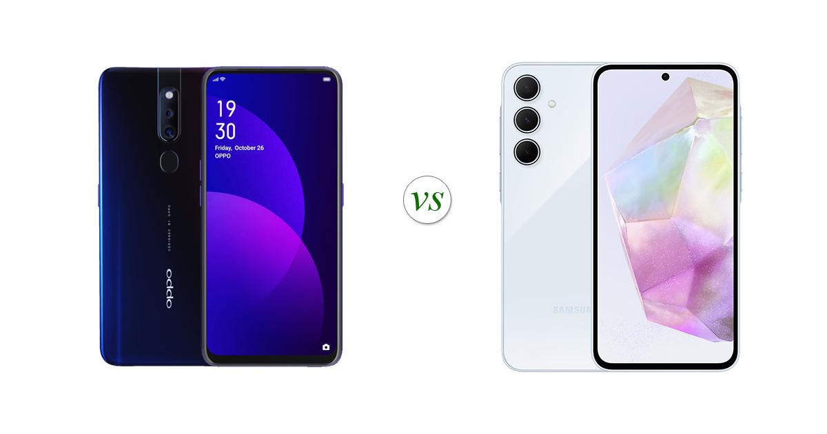 OPPO F11 Pro vs Samsung Galaxy A35 5G: Side by Side Specs Comparison