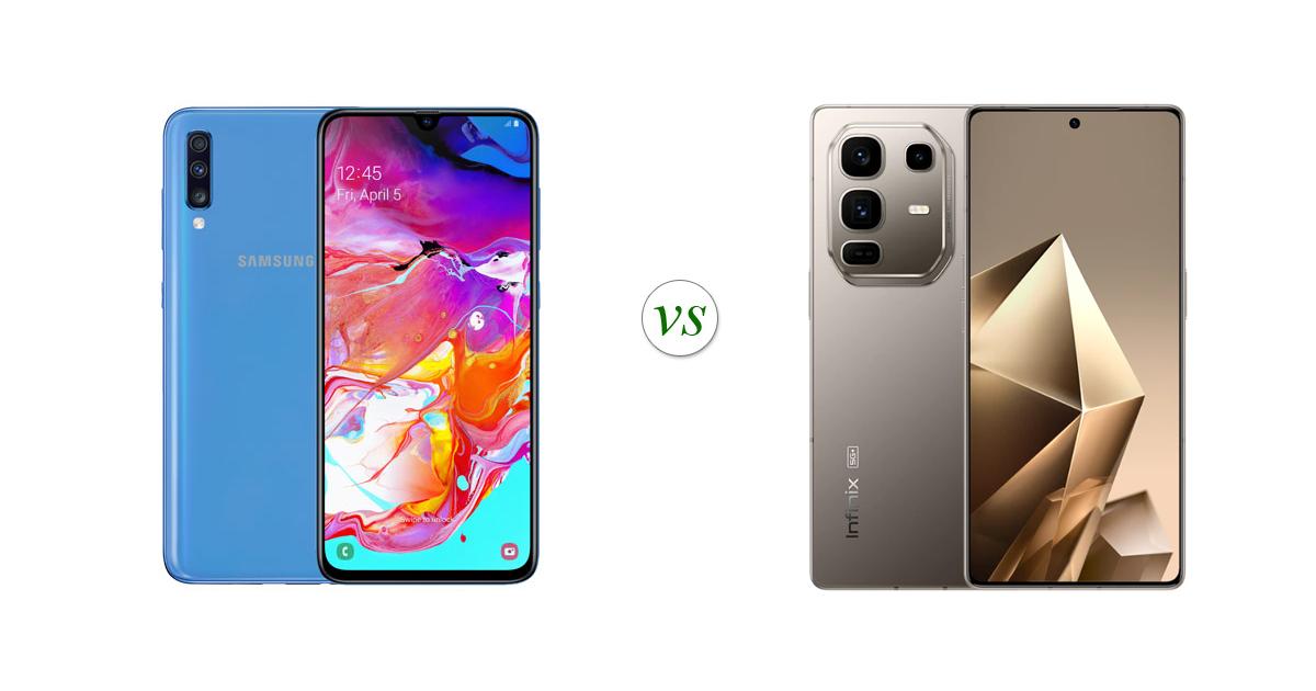 Samsung Galaxy A70 vs Infinix NOTE 50 Pro+ 5G: Side by Side Specs ...