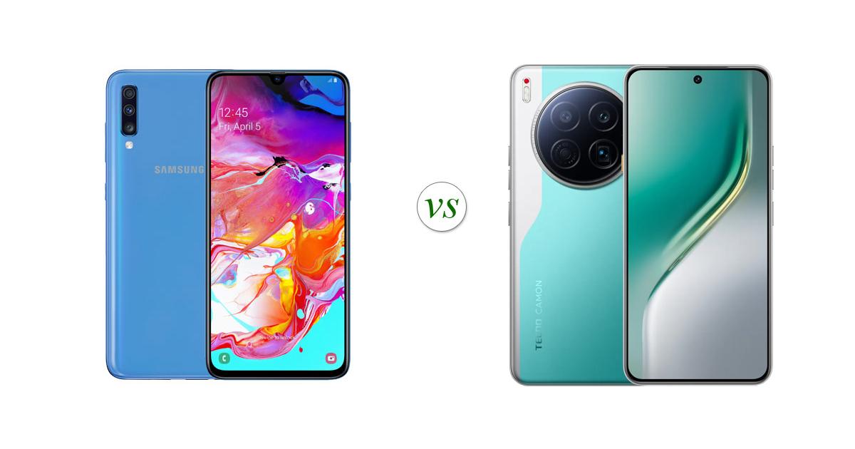 Samsung Galaxy A70 vs TECNO CAMON 40 Premier 5G: Side by Side Specs ...