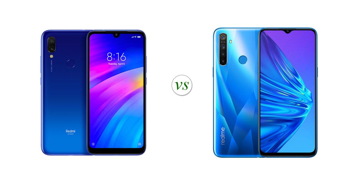 Xiaomi Redmi 7 vs Realme 5: Side by Side Specs Comparison