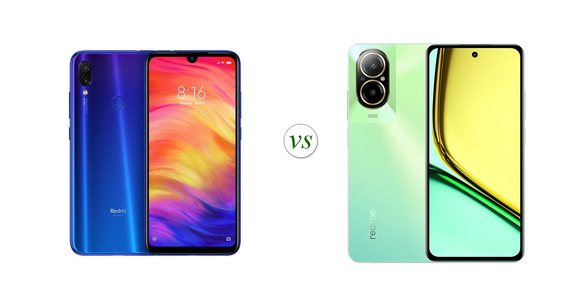 Xiaomi Redmi Note 7 Pro vs realme C67: Side by Side Specs Comparison