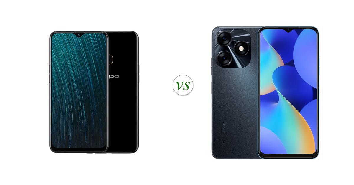 OPPO A5s vs TECNO Spark 10: Side by Side Specs Comparison