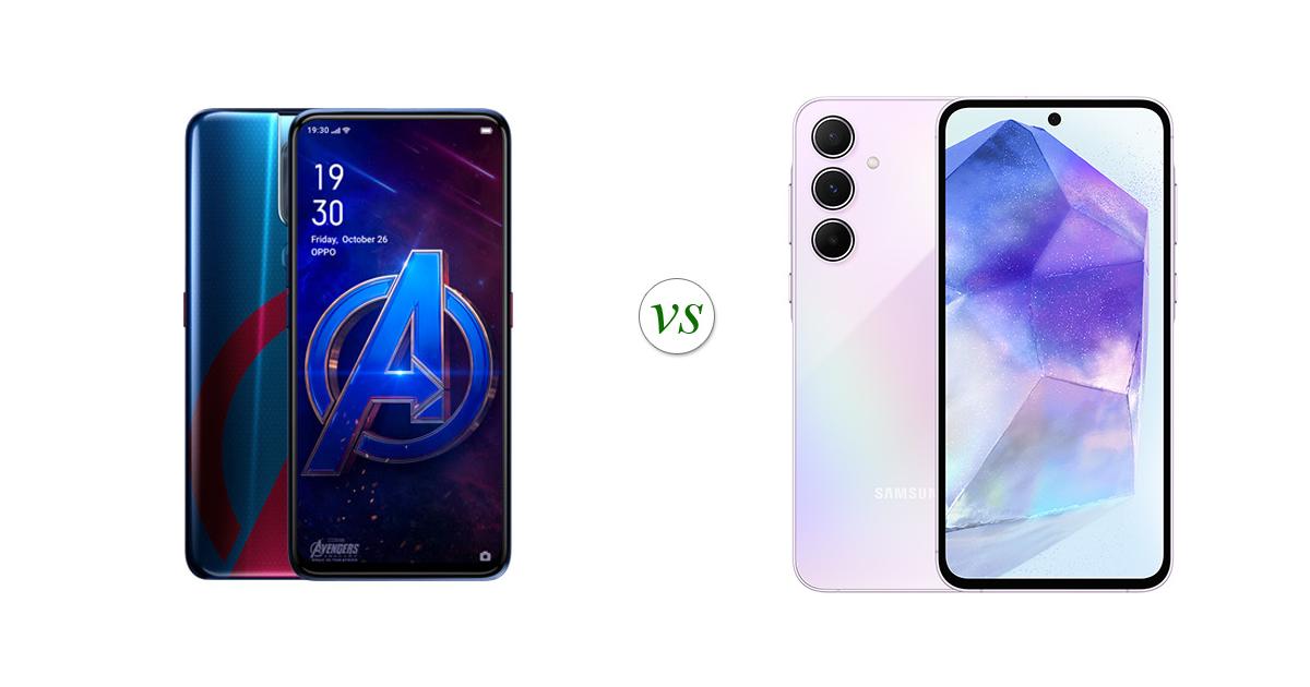 OPPO F11 Pro Avengers Edition vs Samsung Galaxy A55 5G: Side by Side ...