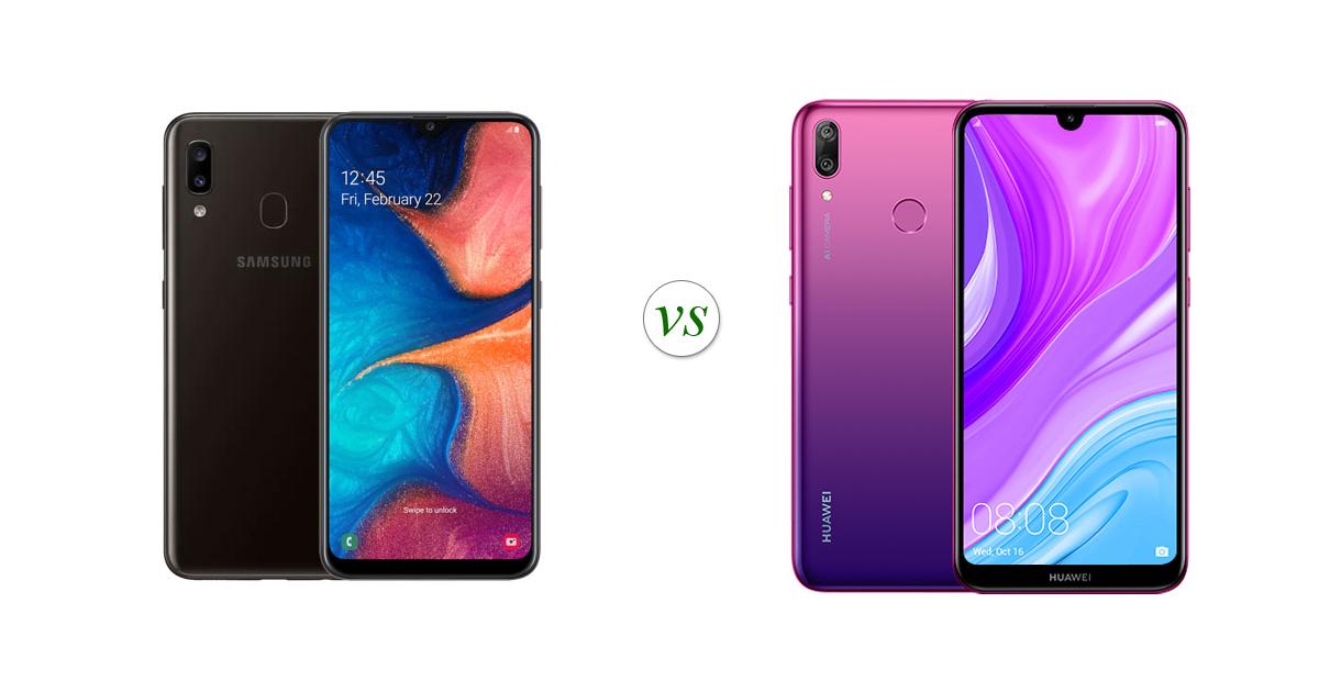 Samsung Galaxy A20 vs Huawei Y7: Side by Side Specs Comparison