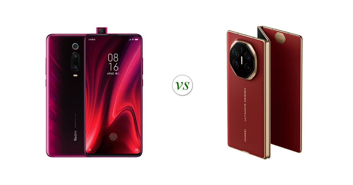 Redmi K20 Pro vs HUAWEI Mate XT Ultimate Design: Side by Side Specs Comparison