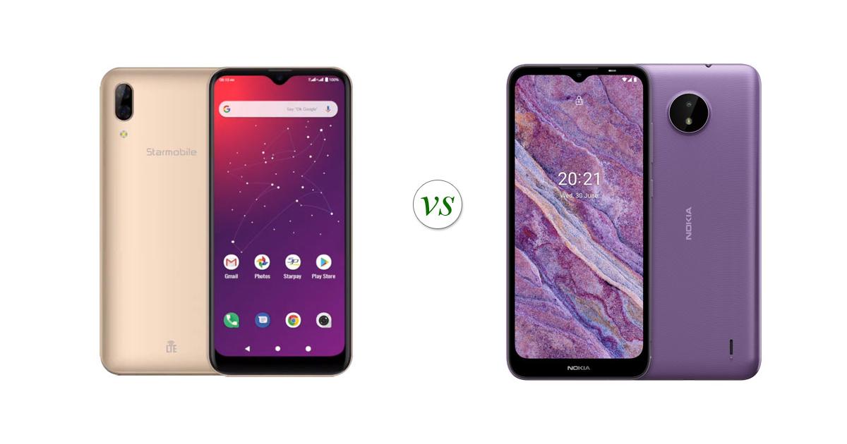 Starmobile UP Octa vs Nokia C10: Side by Side Specs Comparison