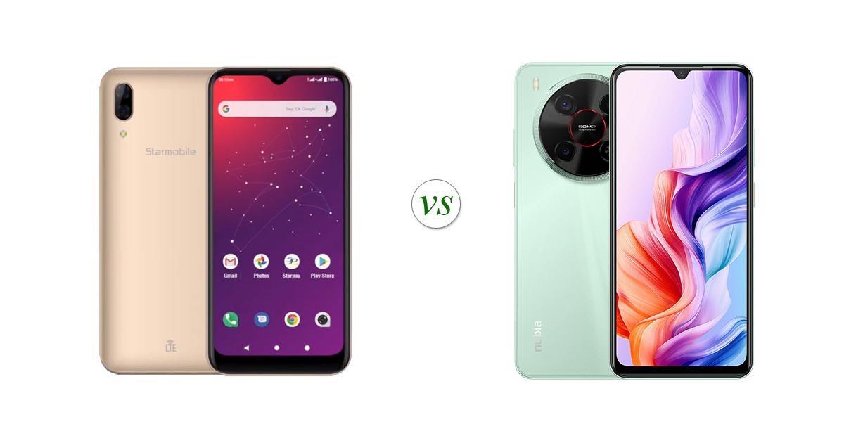 Starmobile UP Octa vs nubia V70 Max: Side by Side Specs Comparison