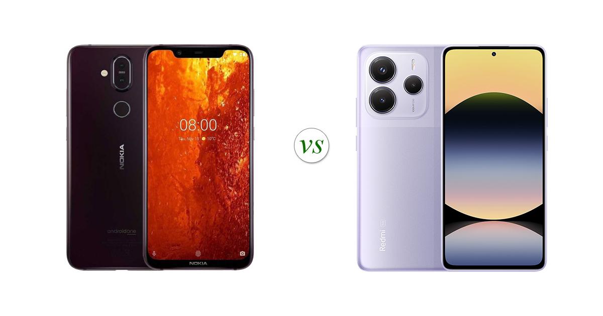 Nokia 8.1 vs Redmi Note 14 5G: Side by Side Specs Comparison