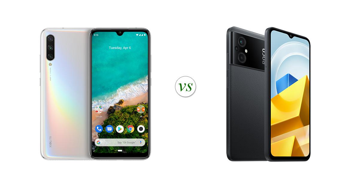 Xiaomi Mi A3 vs POCO M5: Side by Side Specs Comparison