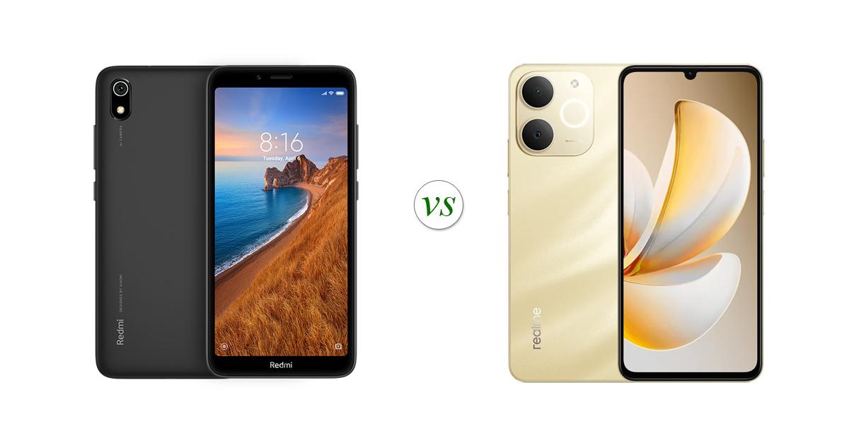 Xiaomi Redmi 7A vs realme Note 70: Side by Side Specs Comparison