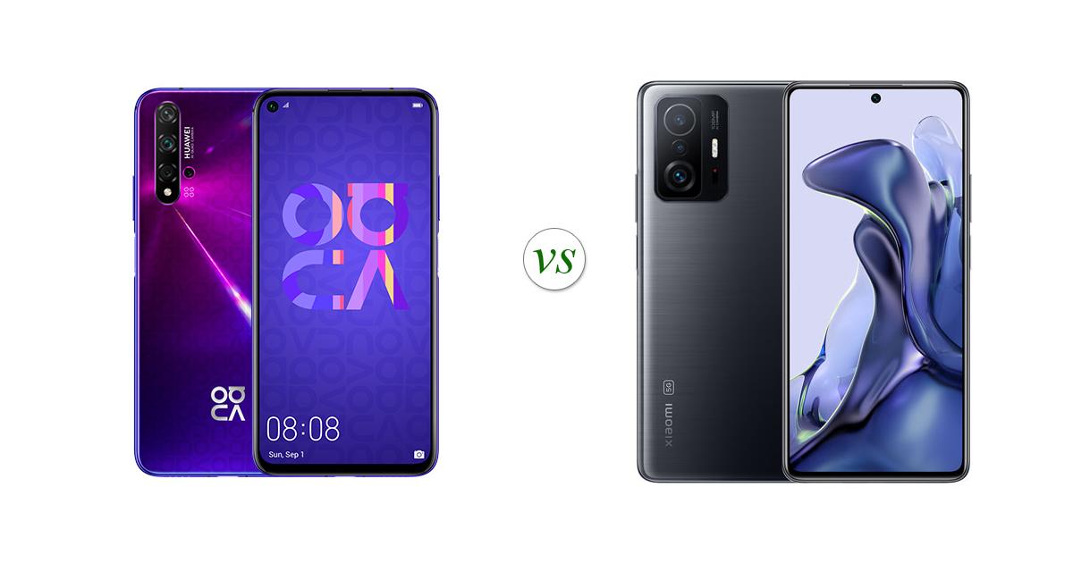 Huawei Nova 5T vs Xiaomi 11T: Side by Side Specs Comparison