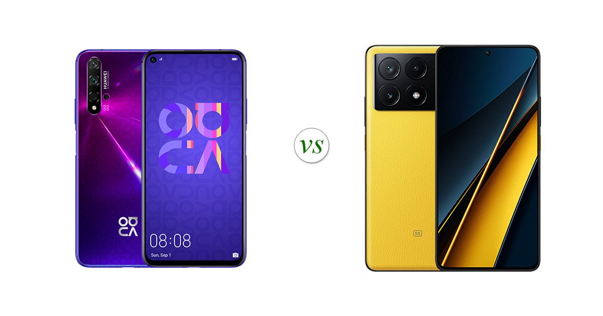 Huawei Nova 5T vs POCO X6 Pro 5G: Side by Side Specs Comparison