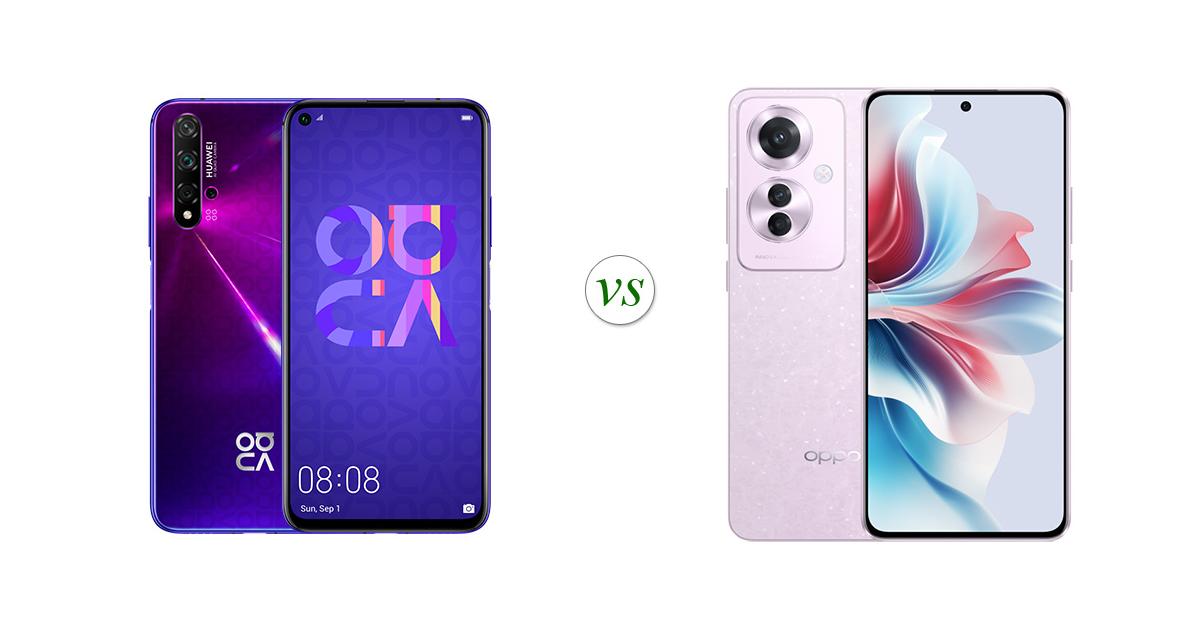 Huawei Nova 5T vs OPPO Reno11 F 5G: Side by Side Specs Comparison