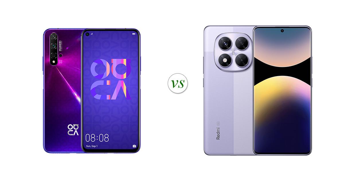 Huawei Nova 5T vs Redmi Note 14 Pro 5G: Side by Side Specs Comparison