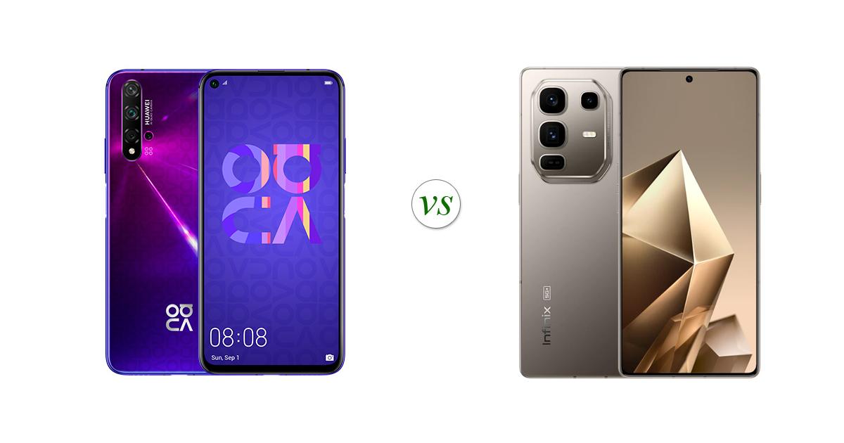Huawei Nova 5T vs Infinix NOTE 50 Pro+ 5G: Side by Side Specs Comparison