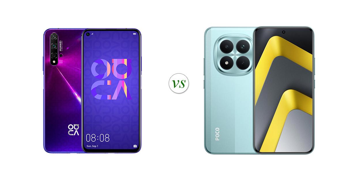 Huawei Nova 5T vs POCO M8 Pro 5G: Side by Side Specs Comparison