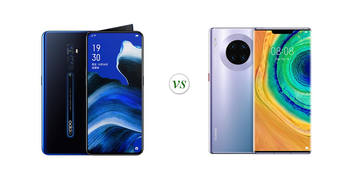 OPPO Reno 2 vs Huawei Mate 30 Pro: Side by Side Specs Comparison