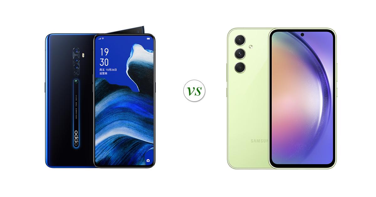 OPPO Reno 2 vs Samsung Galaxy A54 5G: Side by Side Specs Comparison